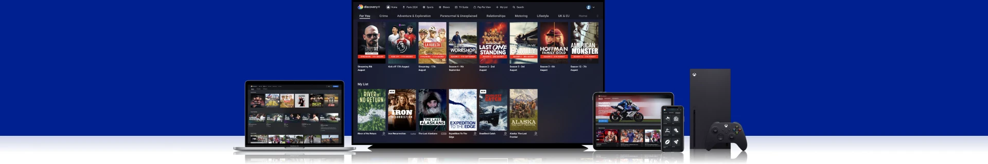 discovery+ on EE TV | BT