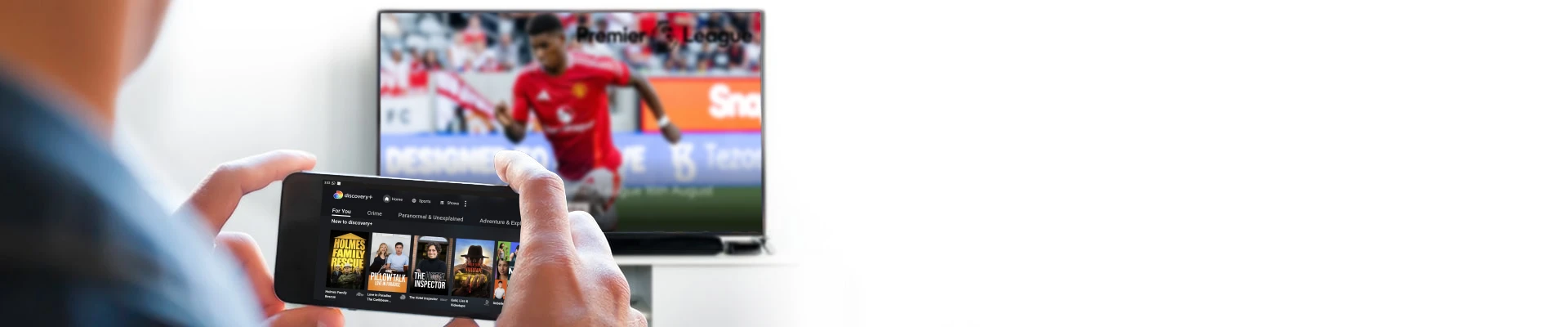 discovery+ Premium (incl. TNT Sports) | Contract Free TNT Sports | BT